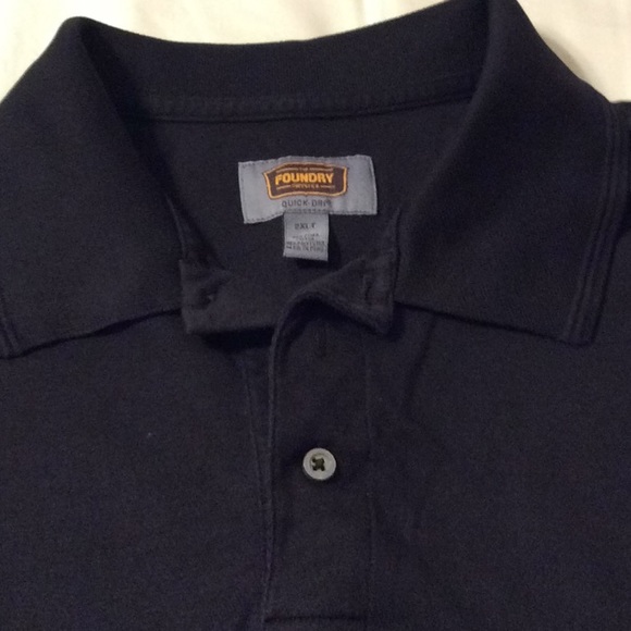 The Foundry Supply Co. | Shirts | Foundry Black 2xlt Collared Polo ...